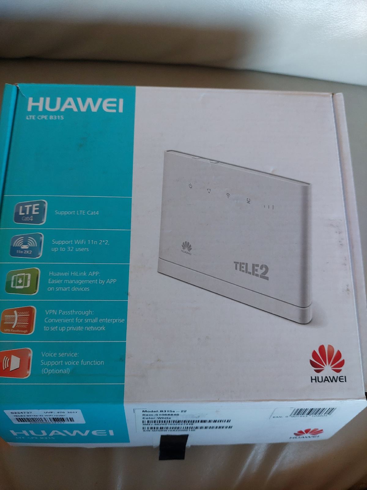 Ruter za internet Huawei LTE CPE B315