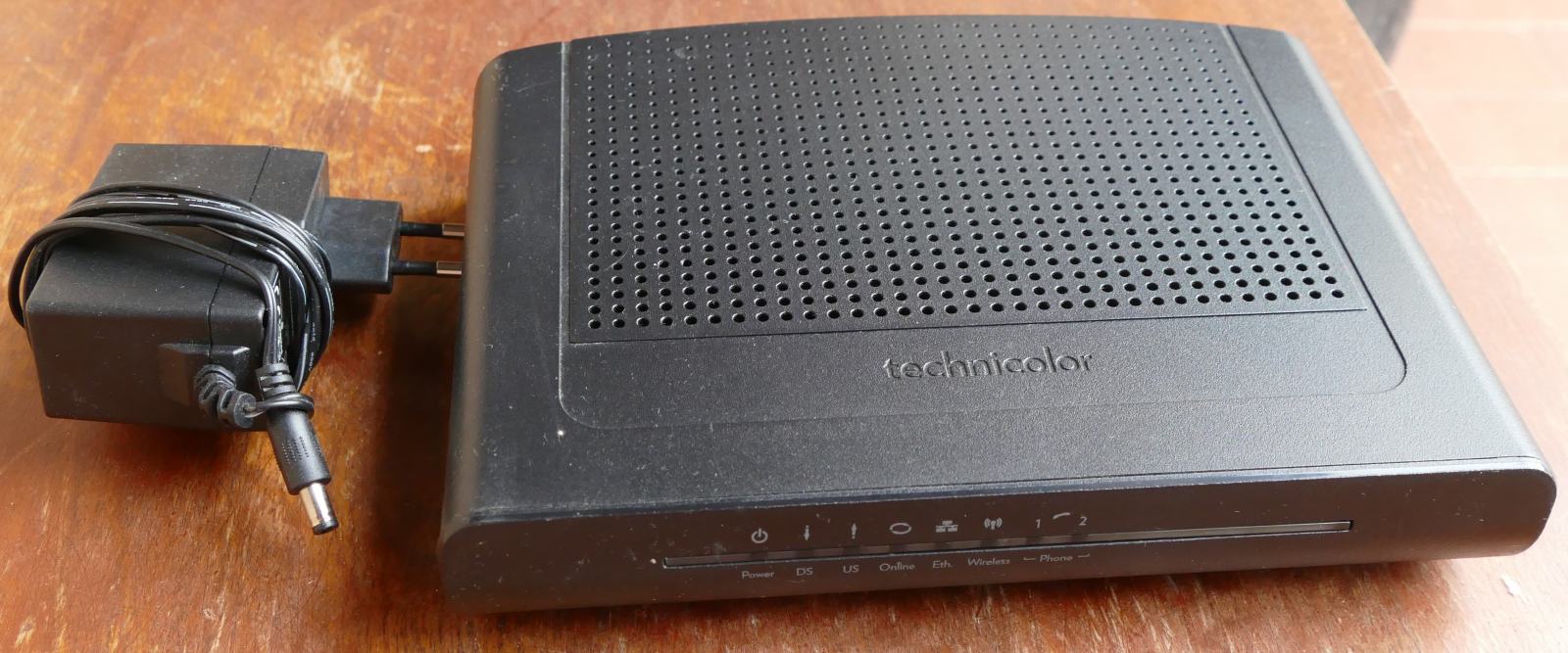 Technicolor wifi router