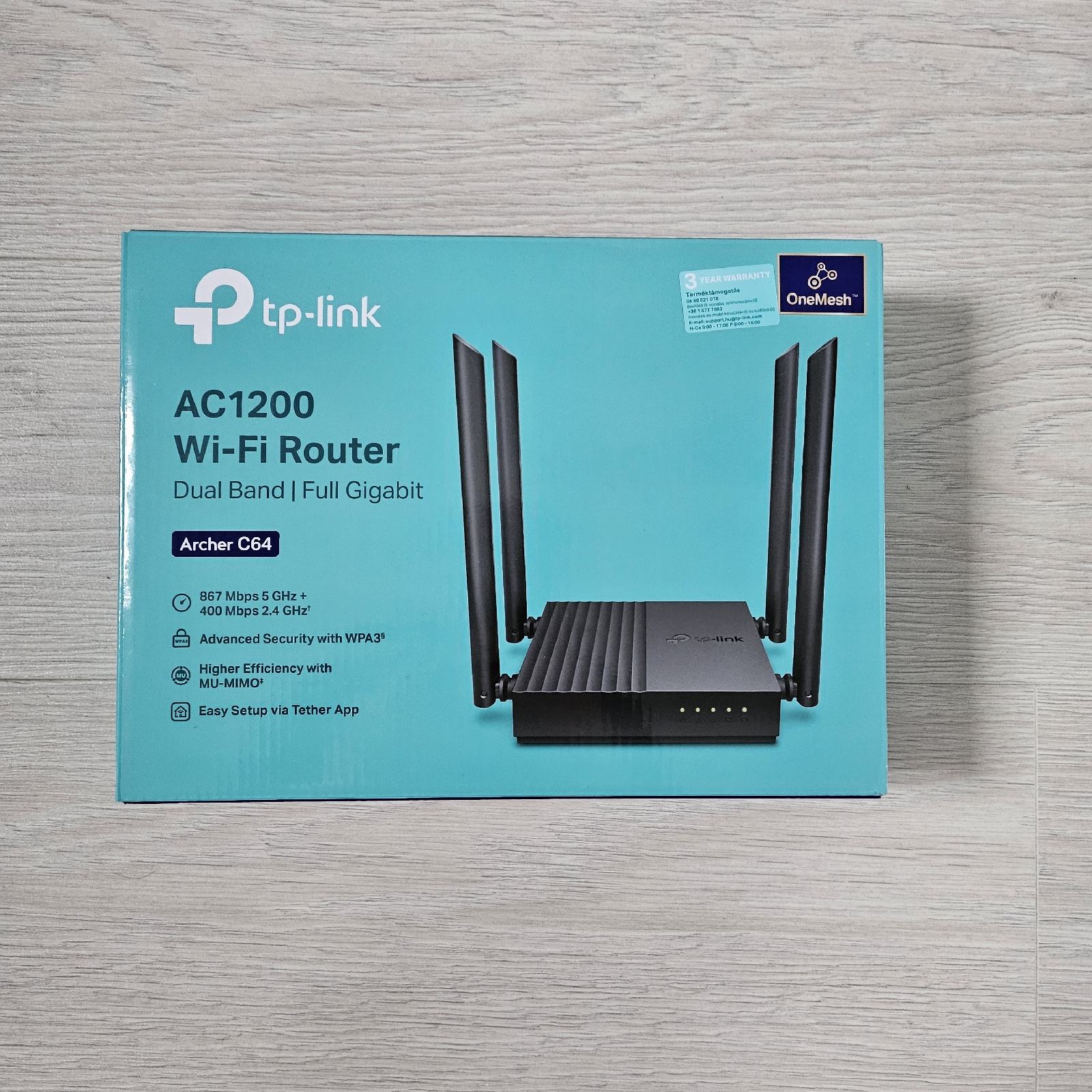 TP-Link Router Archer C54 AC1200 Dual-Band Wi-Fi