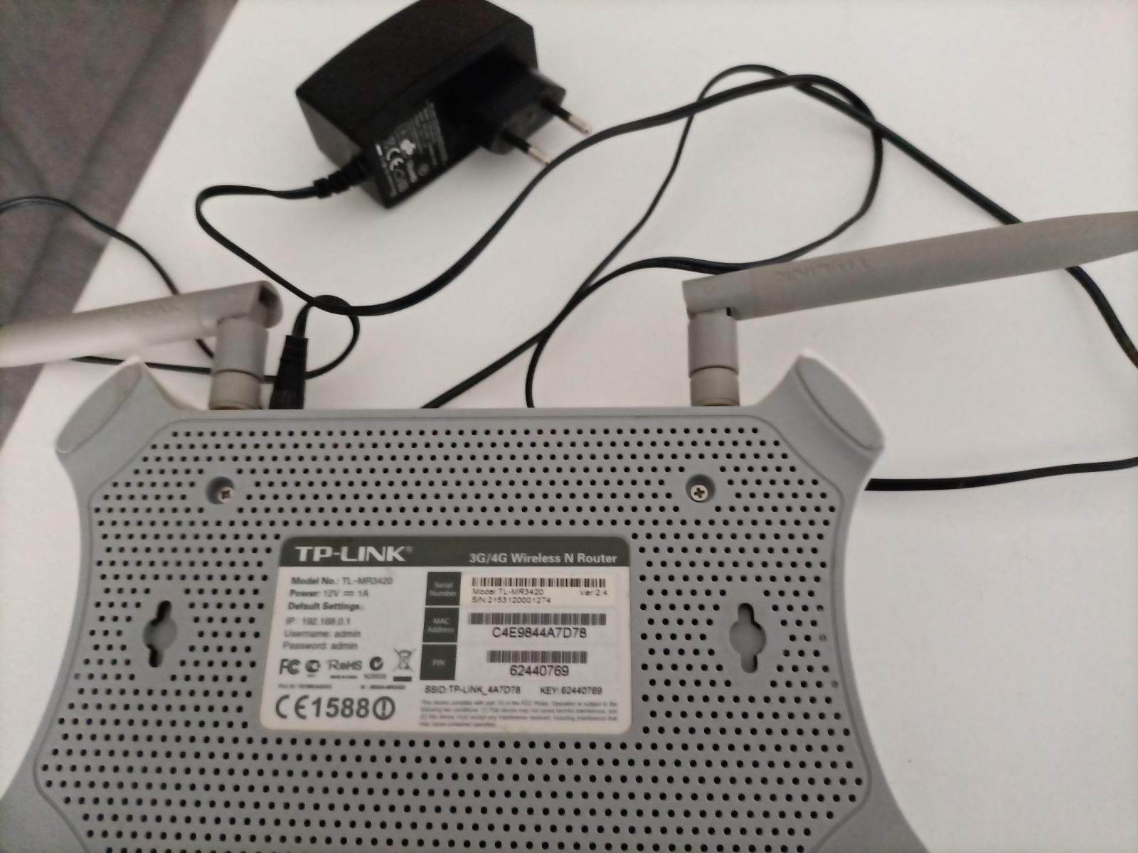 TP-LINK, TPlink TL-MR3420 Router