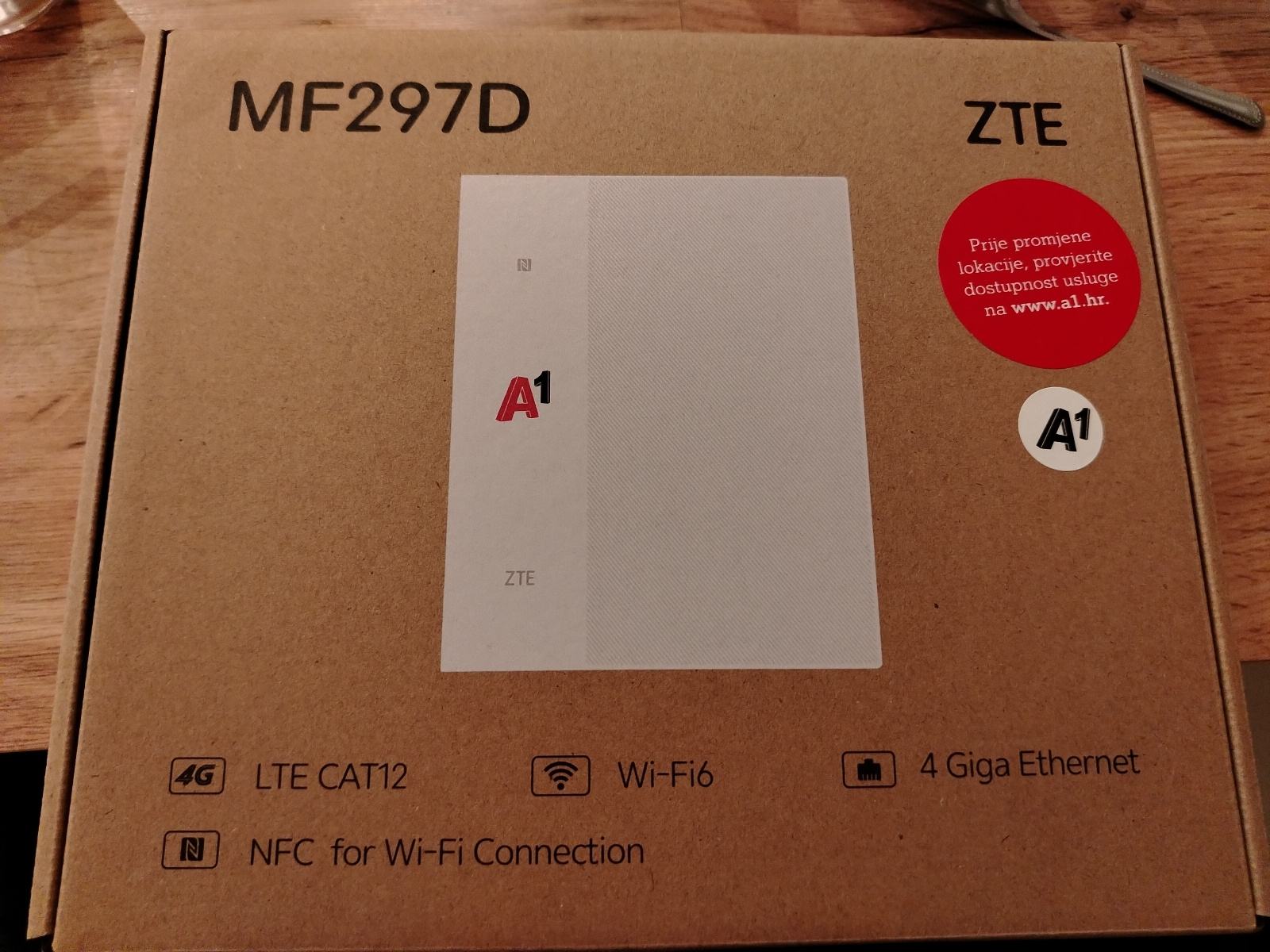 ZTE mobilni router MF297D