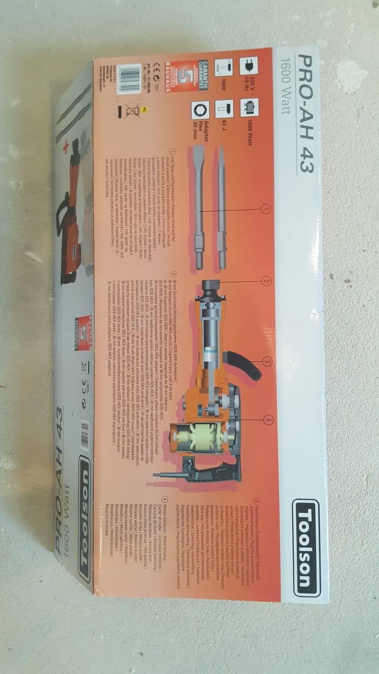 Čekić za razbijanje Toolson PRO-AH-43