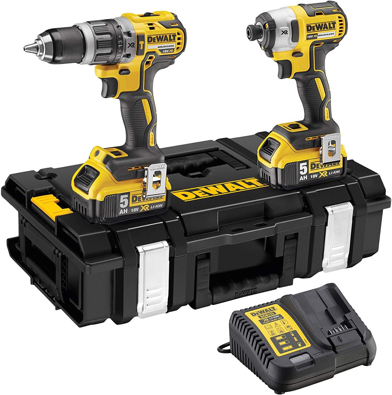 Set alata bušilica-udarni odvijač Dewalt DCK266P2 (DCD796/DCF887) 2×5.