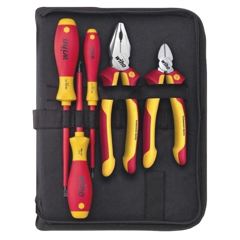 WIHA ELEKTRIČARSKI 5-DIJELNI SET ALATA U TORBICI 38572 AKCIJA