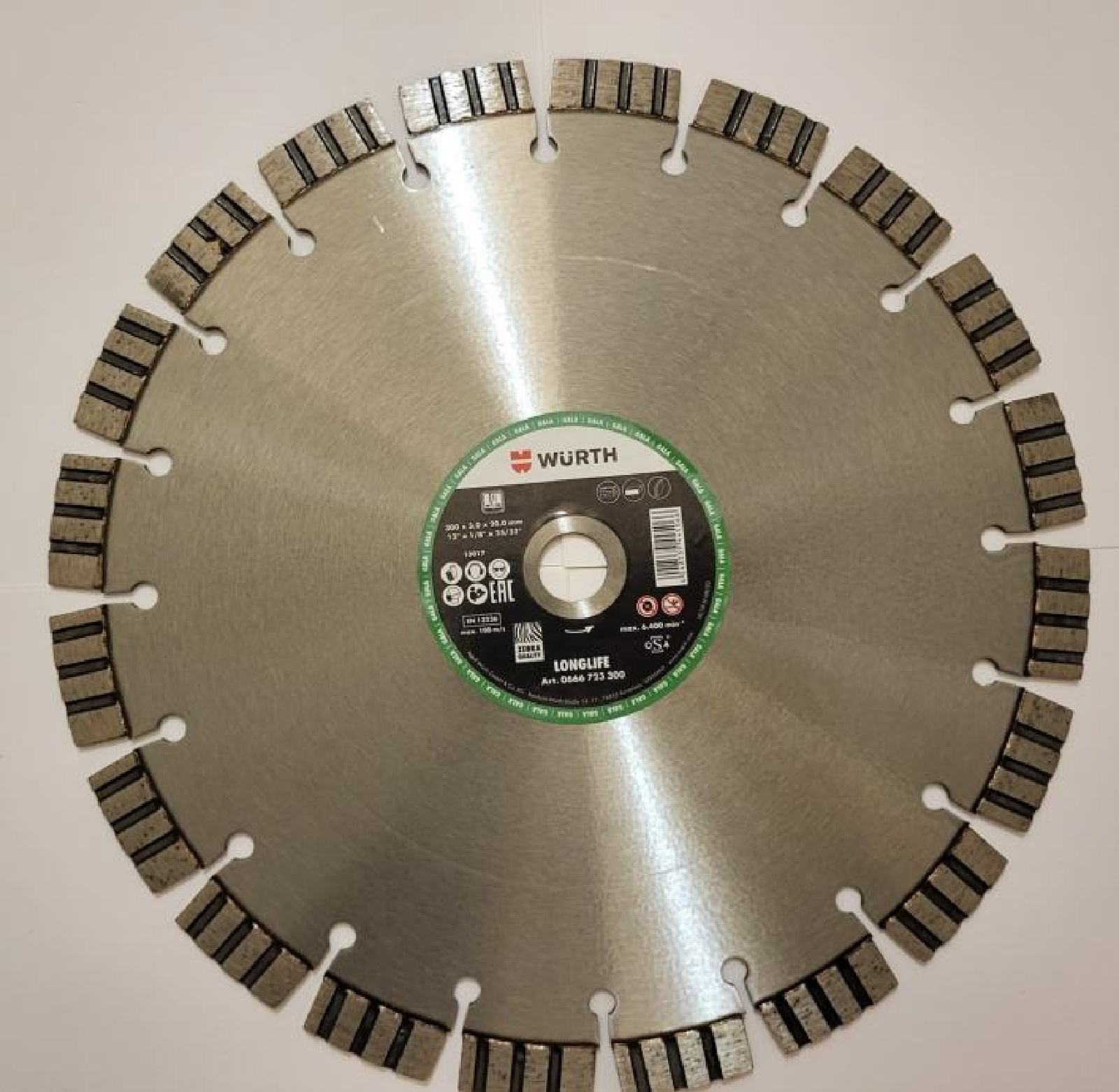 wurth rezna ploca za beton fi 300