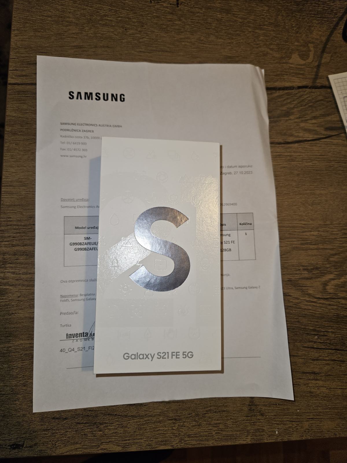 Samsung Galaxy S21 FE 5G 6GB/128GB dual SIM SM-G990B / novo zapakirano