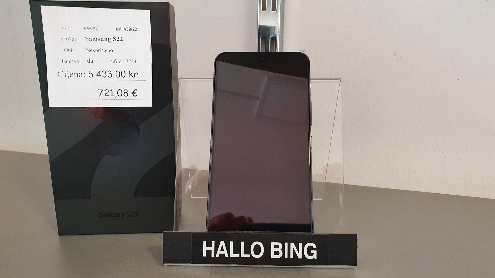 Samsung S22, novo