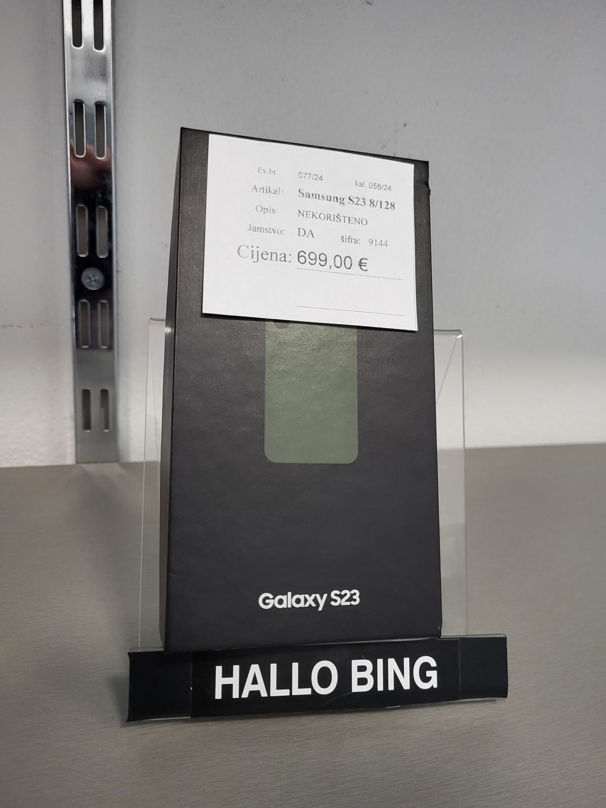 Samsung S23 green, novo