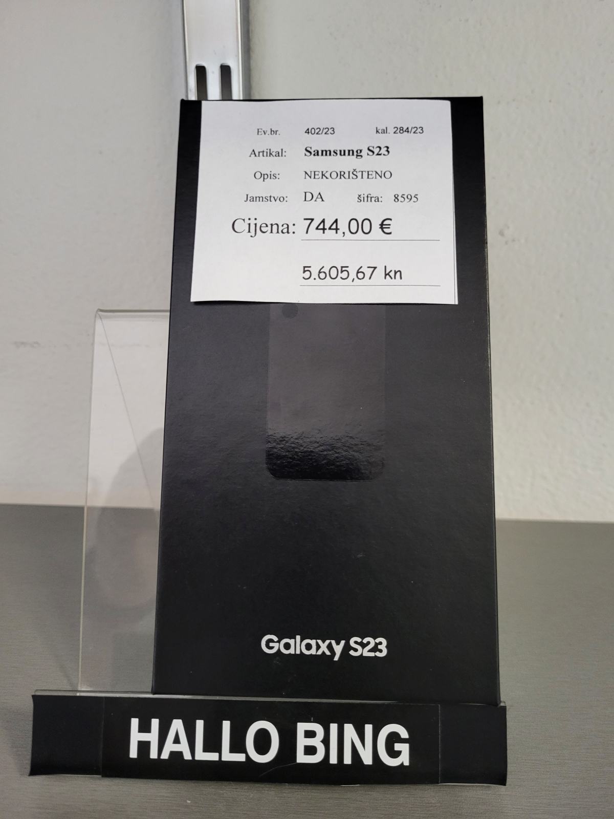 Samsung S23, novo