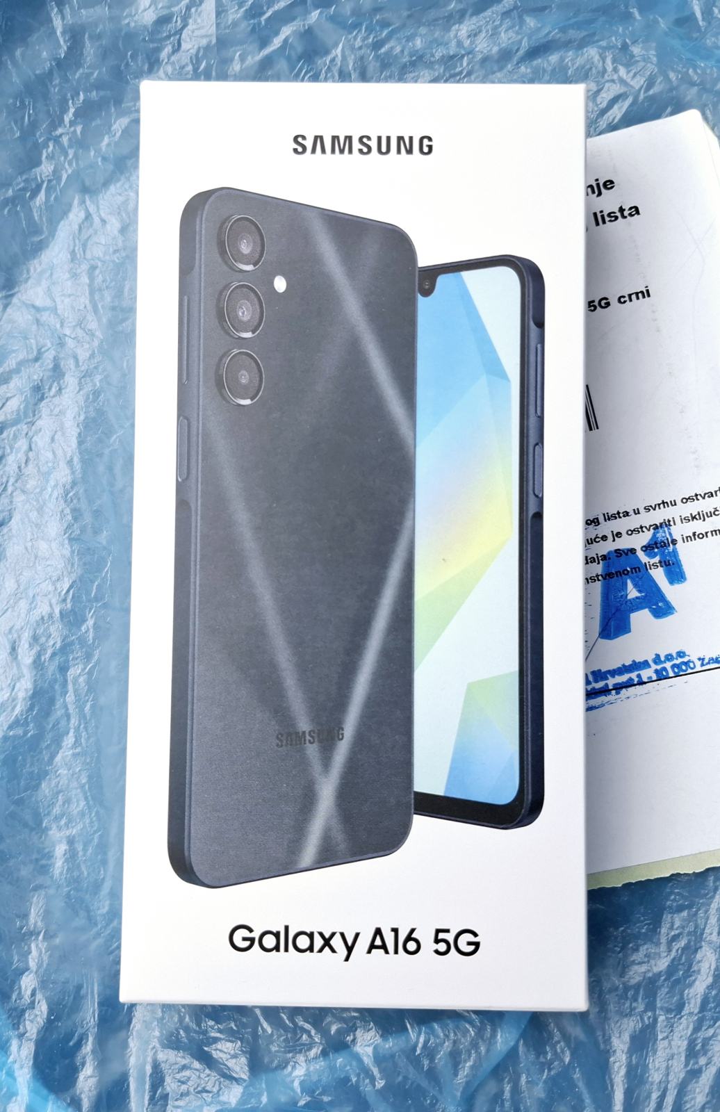 SAMSUNG GALAXY A16 5G 8/256GB ZAPAKIRANO NOVO