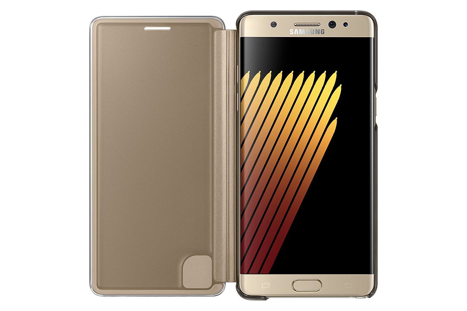 Samsung N930F Galaxy Note 7 Clear View Cover torbica Original Gold