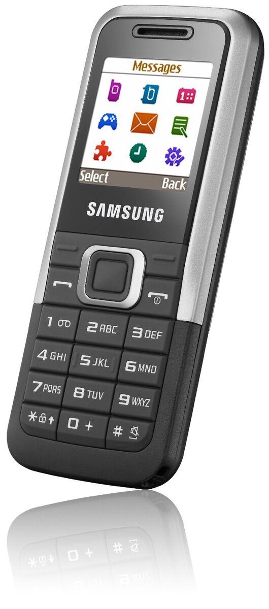 SAMSUNG Steel Simplicity E1120 novo! mreža: vip