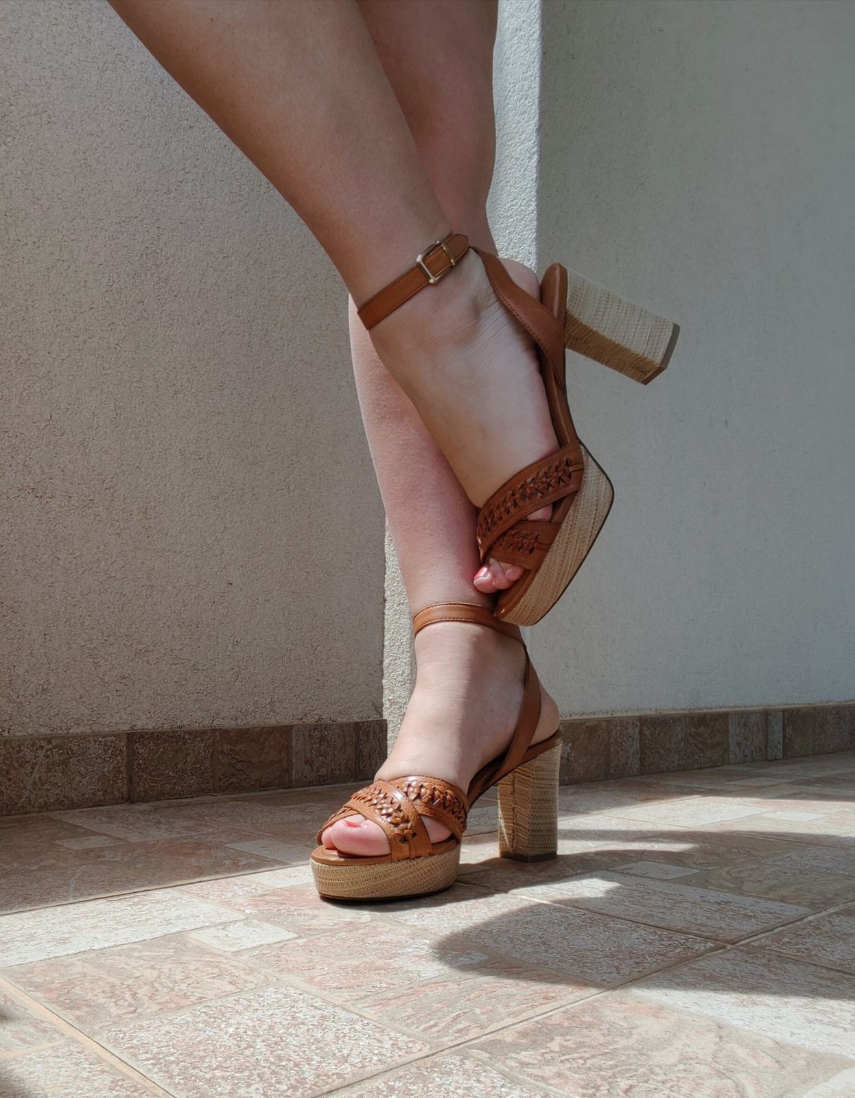 Tamaris ljetne sandale sa debelom petom, 40