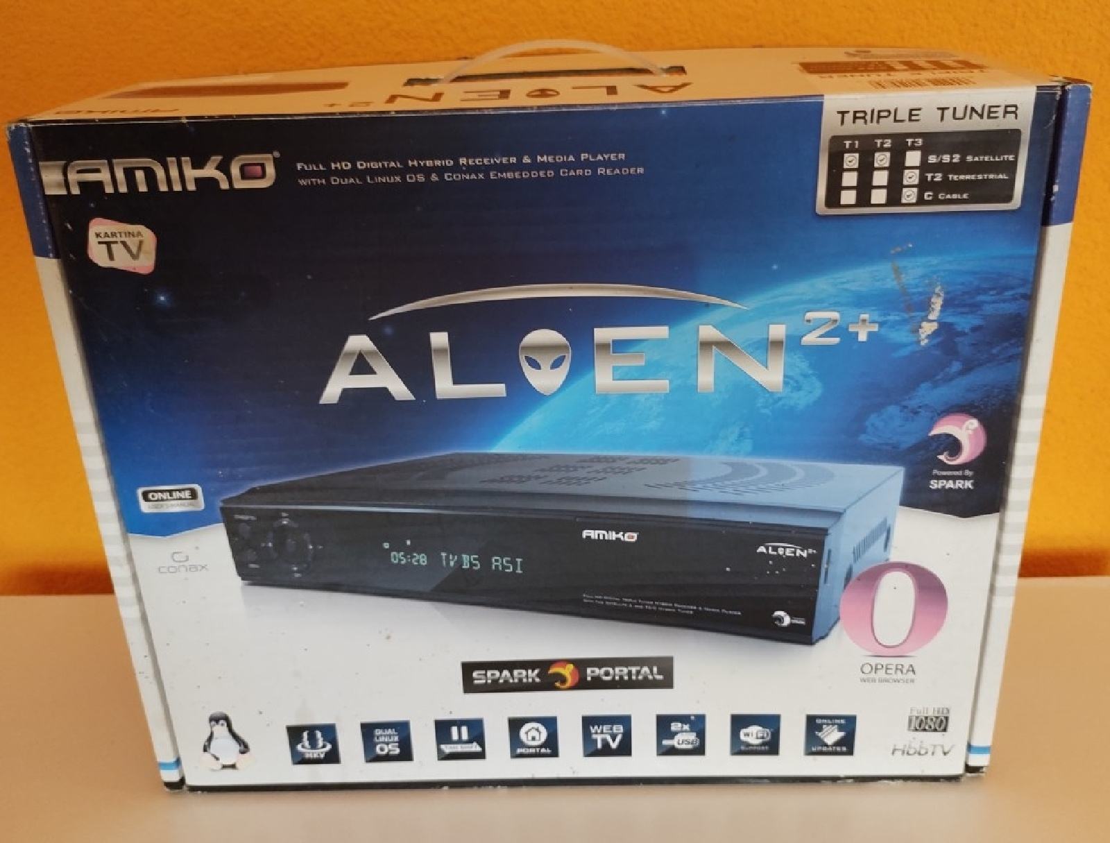 Amiko Alien 2+ ( Triple Tuner ) Satelitski Prijemnik