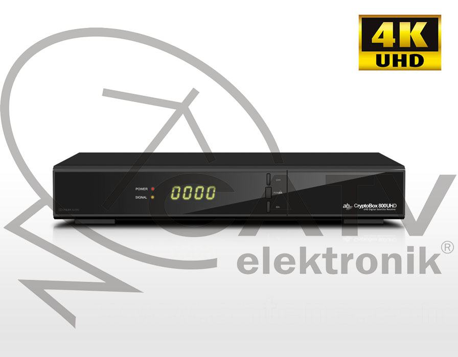 Cryptobox 800 UHD - DVB-S2/H.265 HEVC - 4K satelitski prijamnik