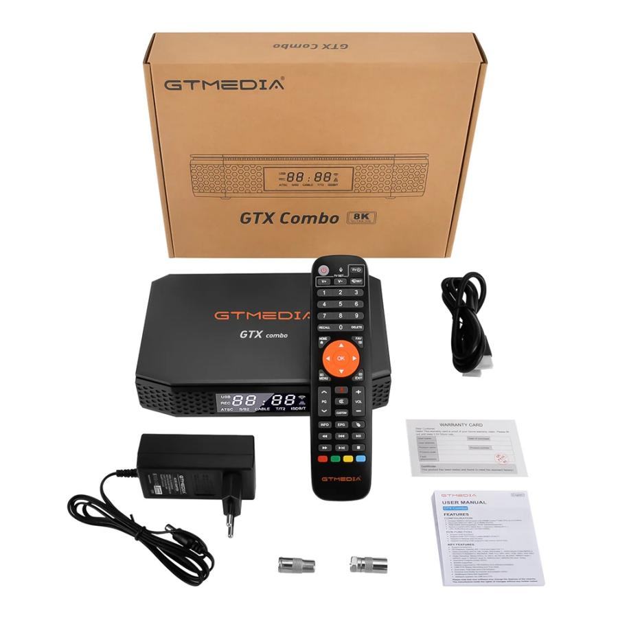 GT MEDIA GTX COMBO DVB-S2/S2X/T2MI-DVBT/T2/IPTV ANDROID