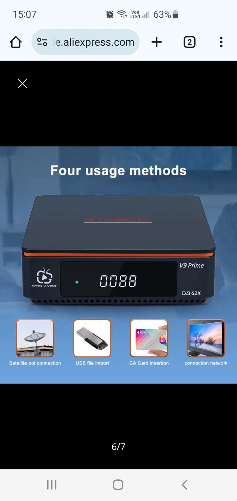 Gtmedia V9 Prime satelitski reciver