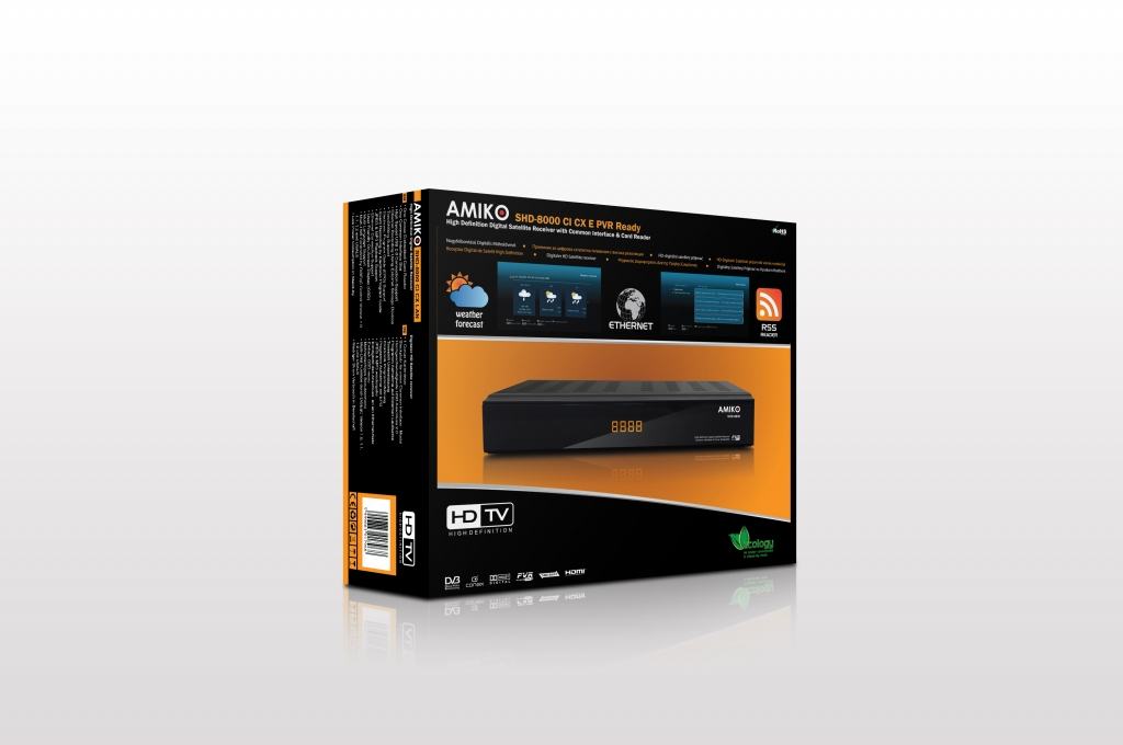 Receiver Amiko SHD-8000 DVB-S2