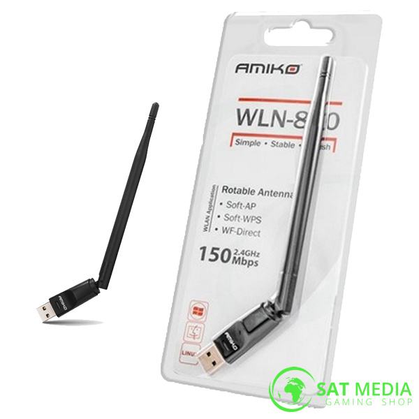 Wlan Wifi Stick USB Adapter Amiko WLN-870 USB, 2.4GHz,5dB za MAG