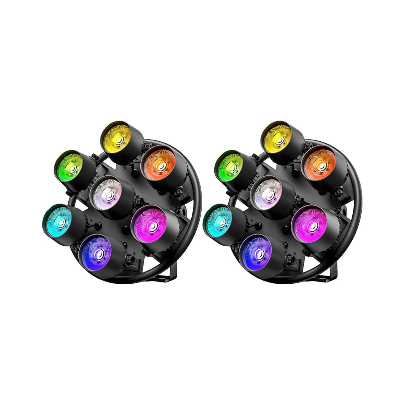 2x Retro LED 7x50W RGB