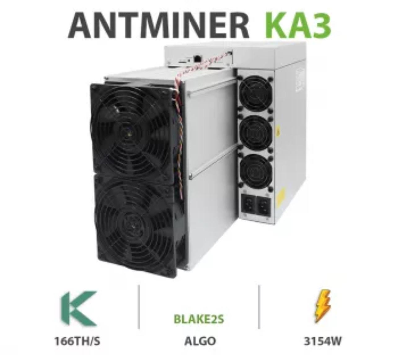 Bitmain Antminer KA3, Kadena miner 166Th