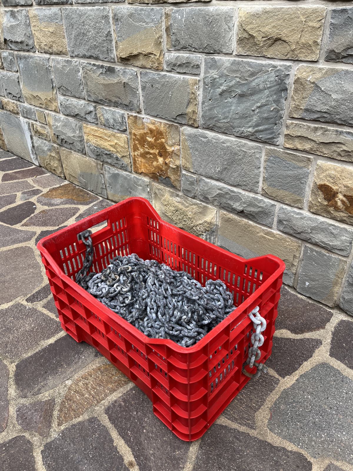 Kalibrirani 8mm lanac pocinčani 40m