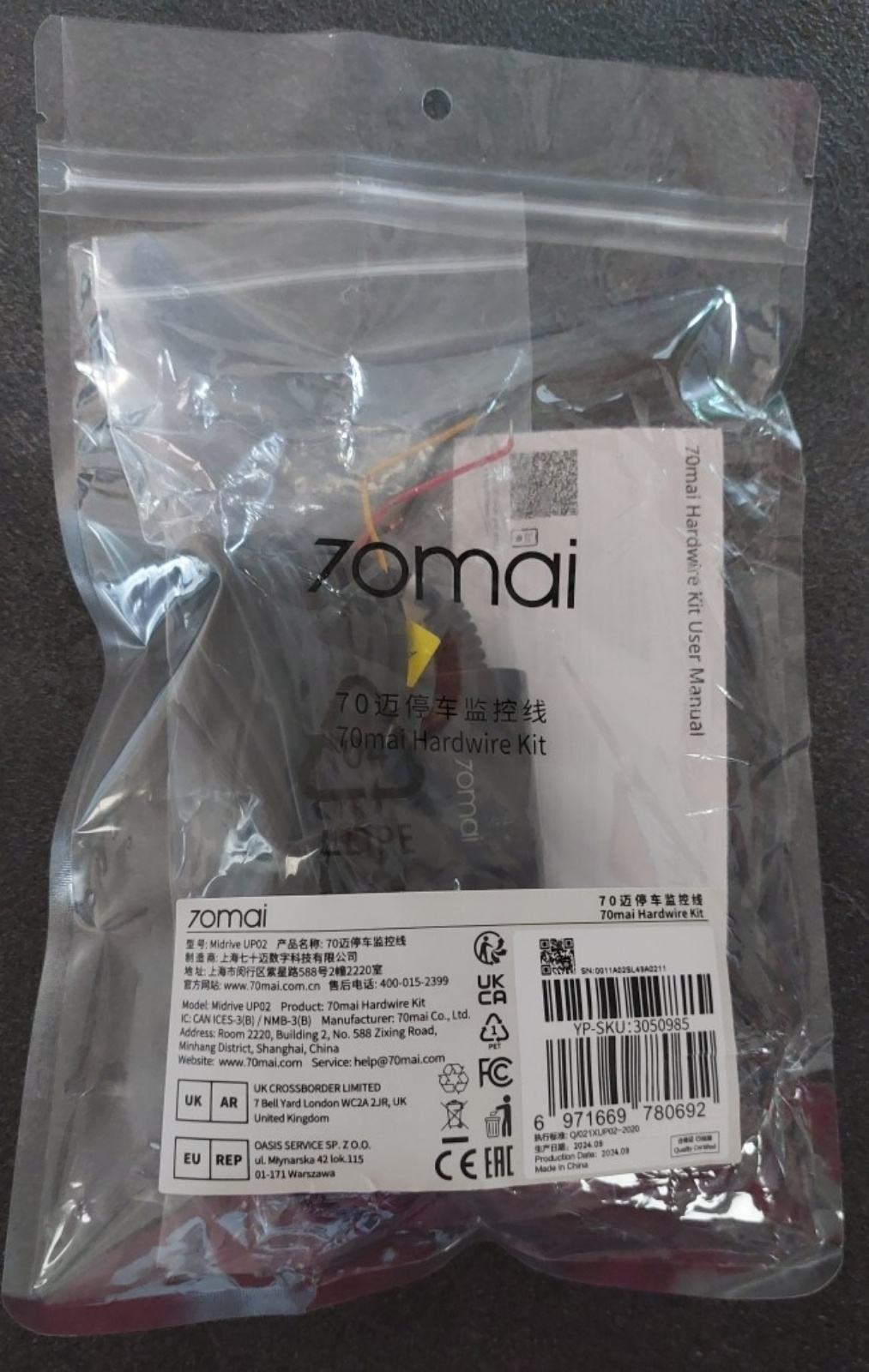70mai Hardware Kit UP02