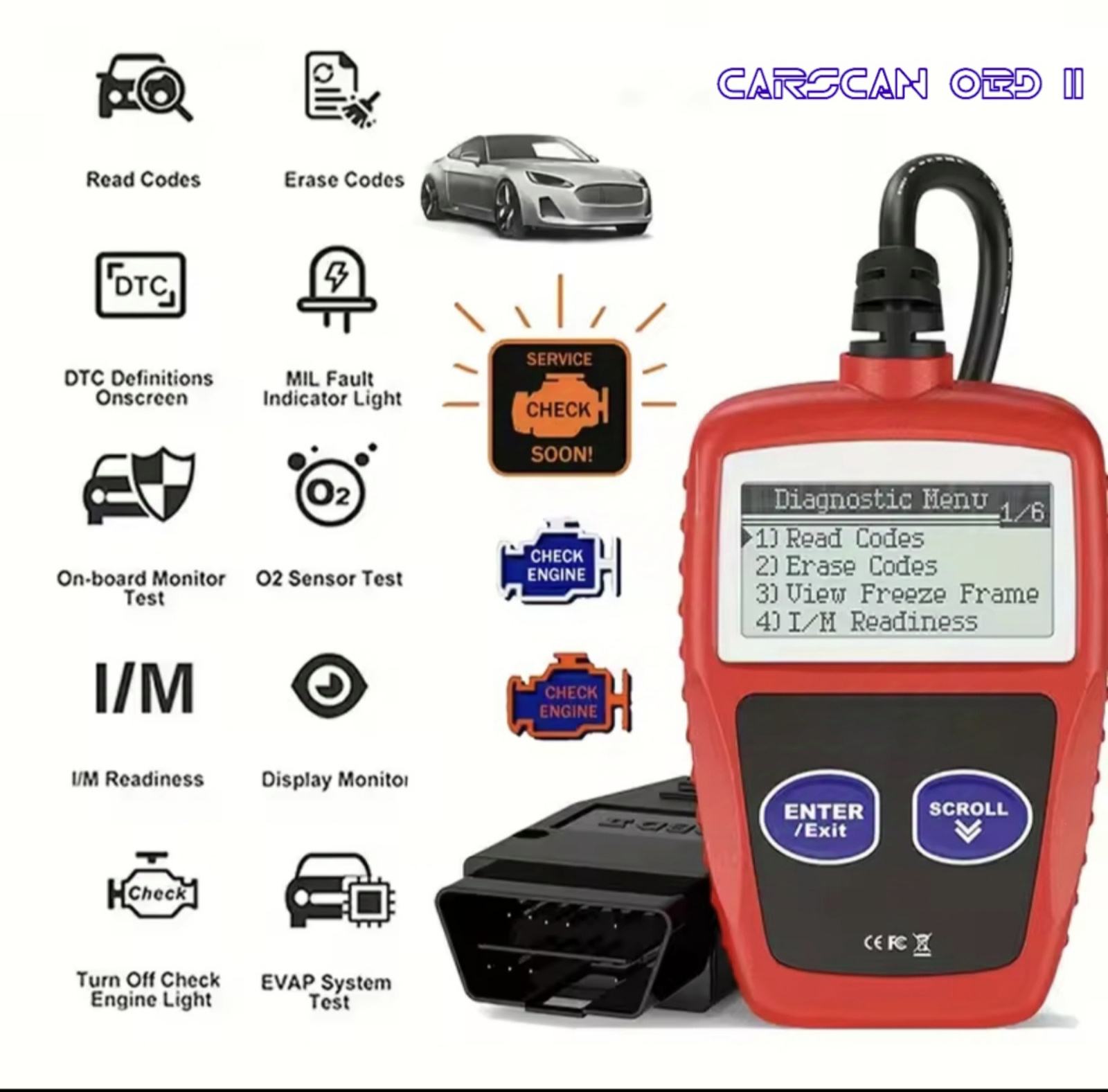 CarScan OBD2 = samo 40€
