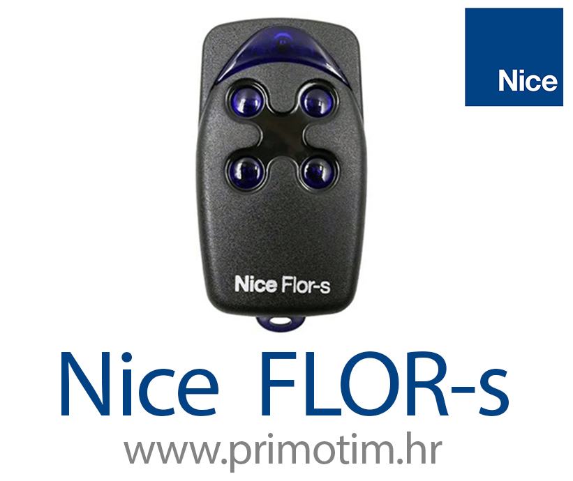 NICE FLOR4 S daljinski upravljač, ključ za garažna vrata, rampu, lesu