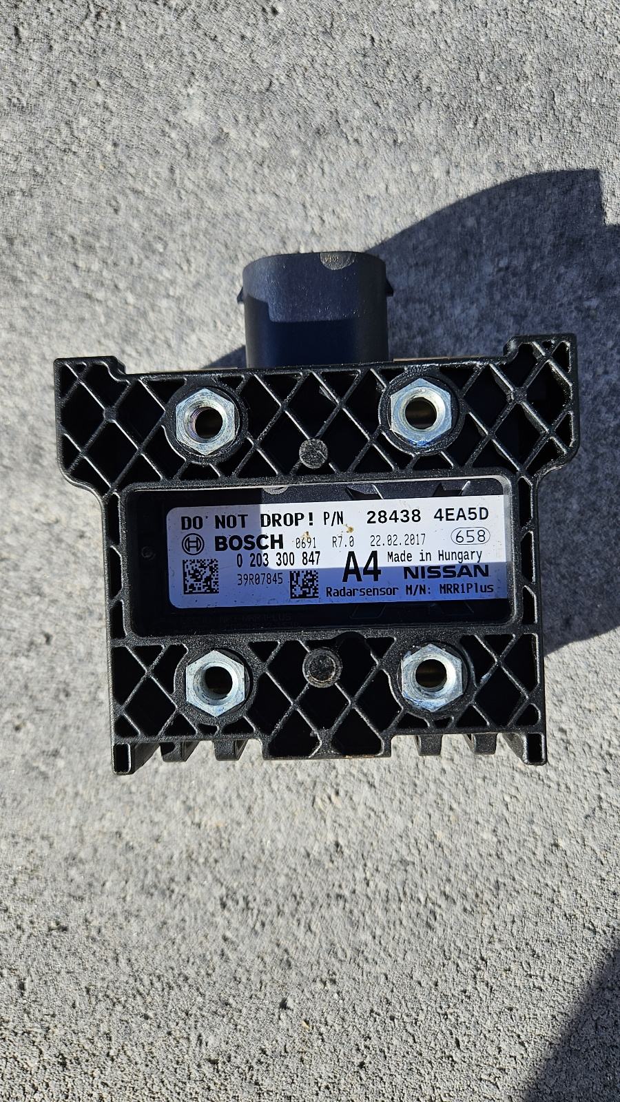 Nissan Qashqai J11 2014-2017 radar senzor