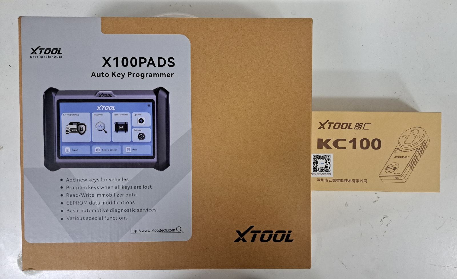 Profesionalna autodijagnostika i kopiranje ključa Xtool Pads + KC100