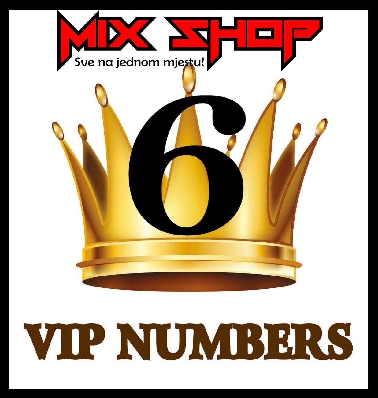 09x-6666666 UNIKATNI GOLD ZLATNI HR BROJ Top brojevi Zamjena Da