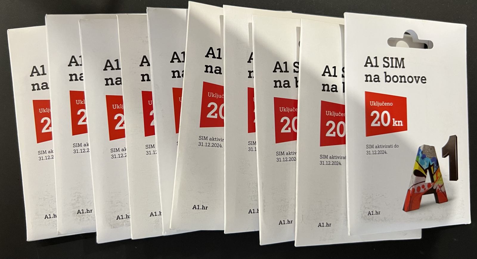 A1 SIM kartica na bonove 3€ na računu! NOVO I R1 RAČUN S PDV