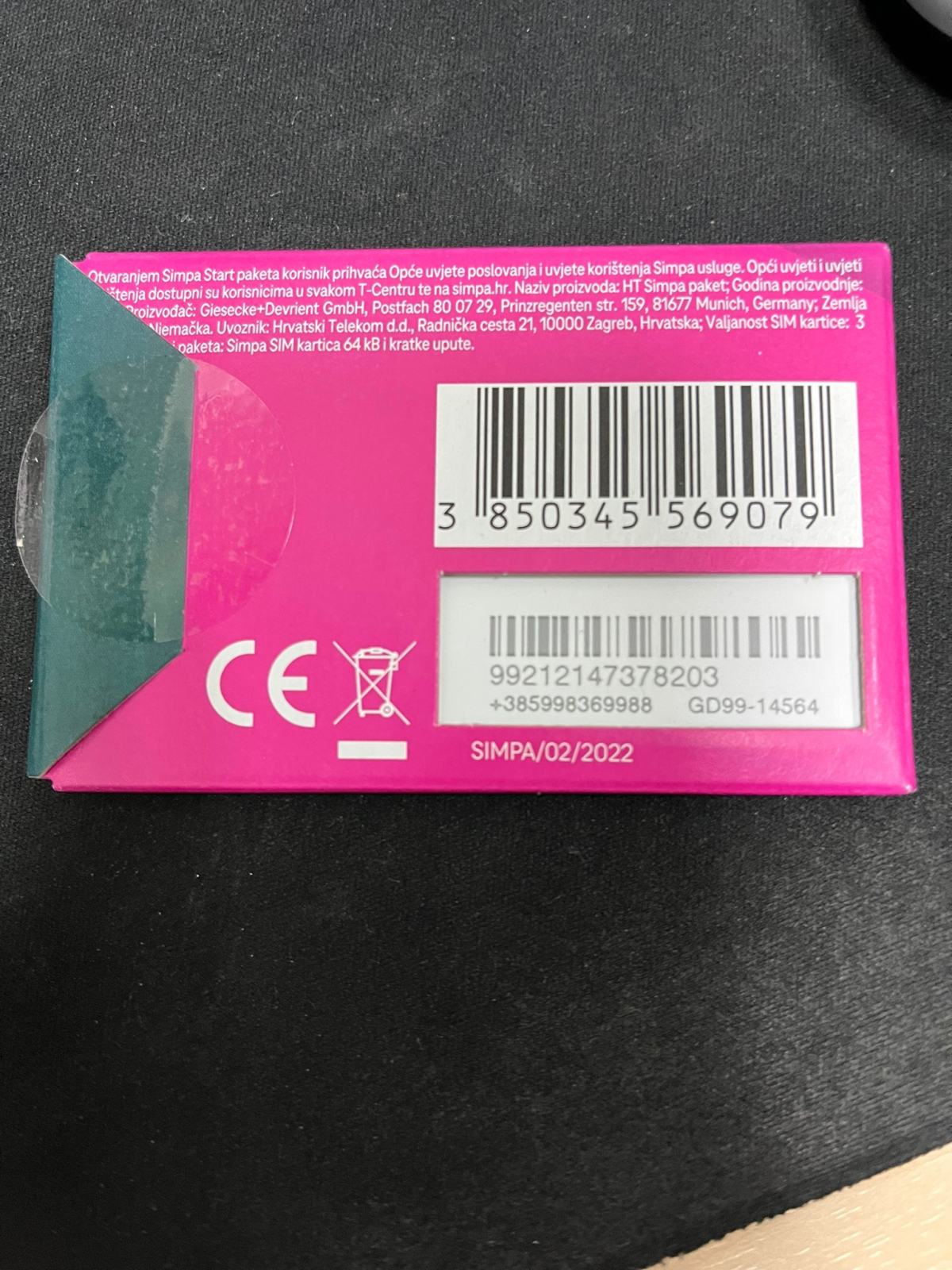 T-Com BROJ 099-836-9988 LAKO PAMTLJIV BROJ NOVO RAČUN