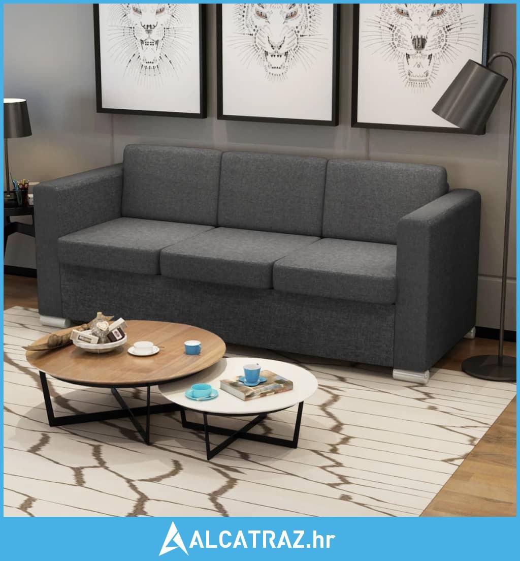 Trosjed od tkanine tamnosivi - NOVO