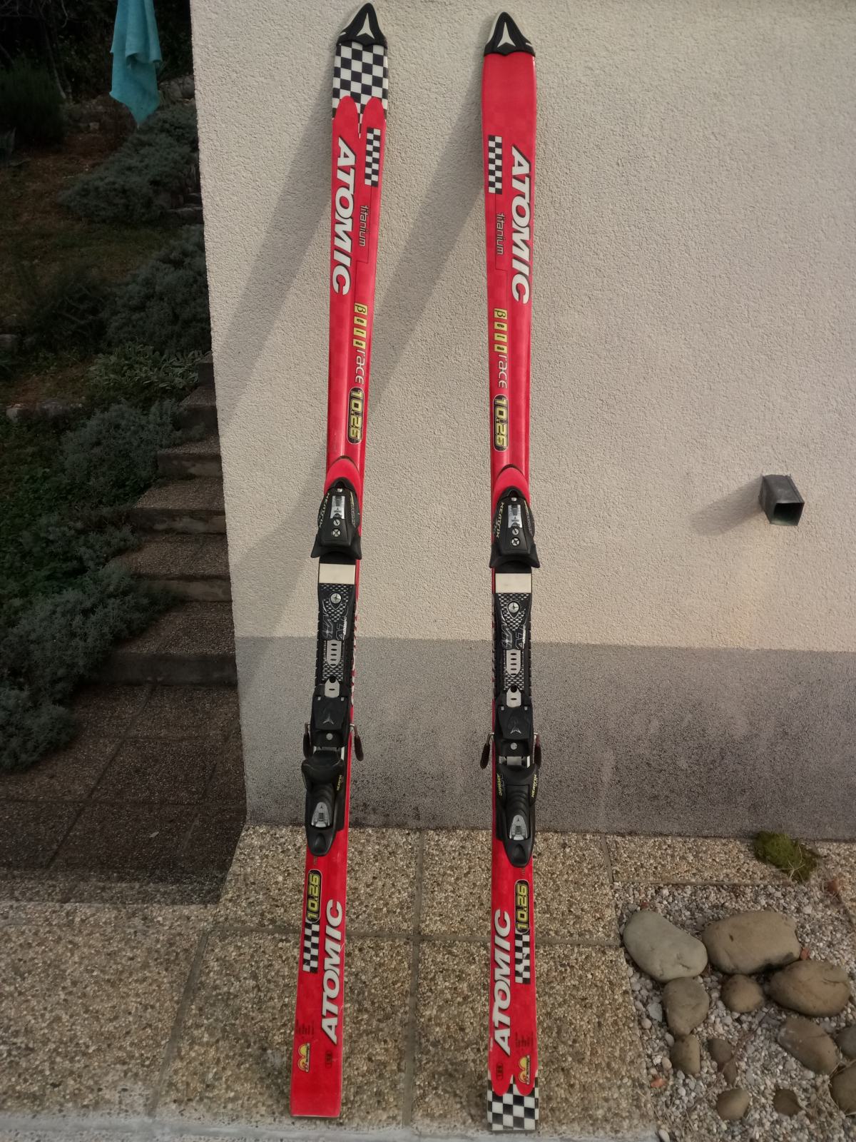 Atomic beta race titanium 10.26, 183 cm