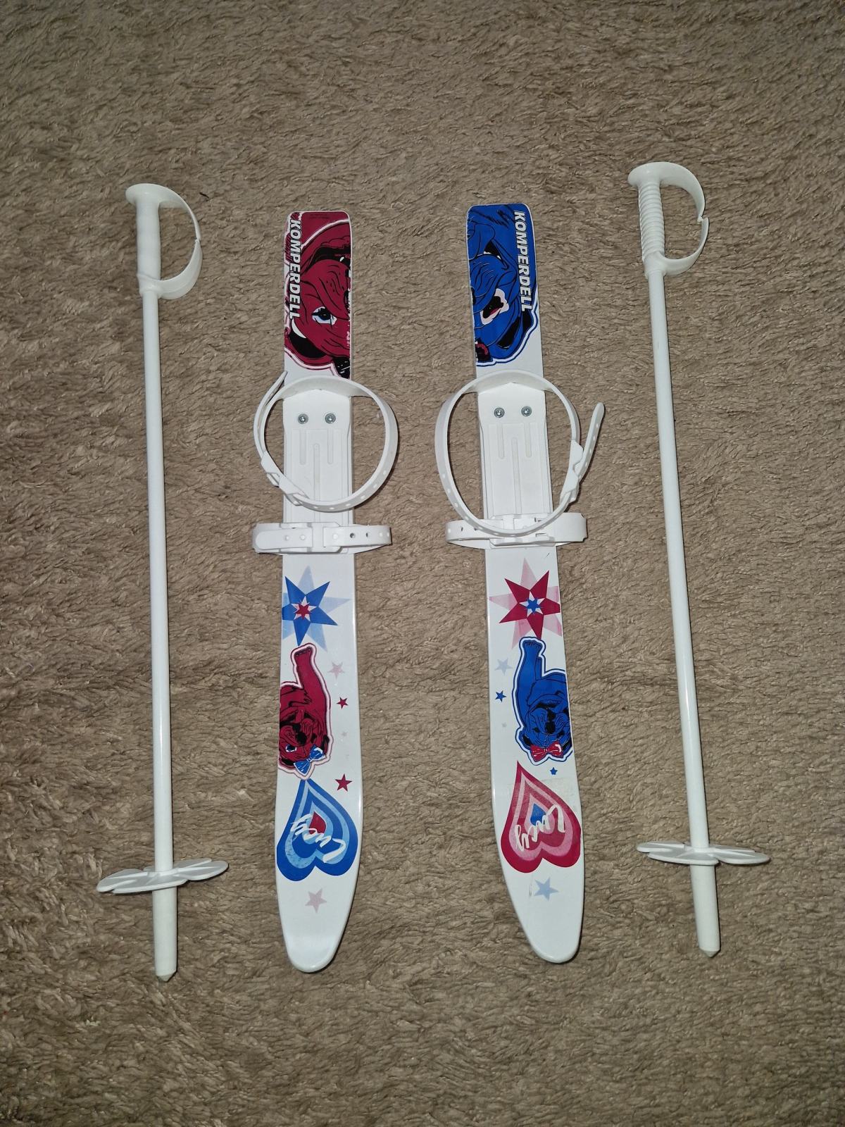 DJEČJE mini SKIJE + ŠTAPOVI