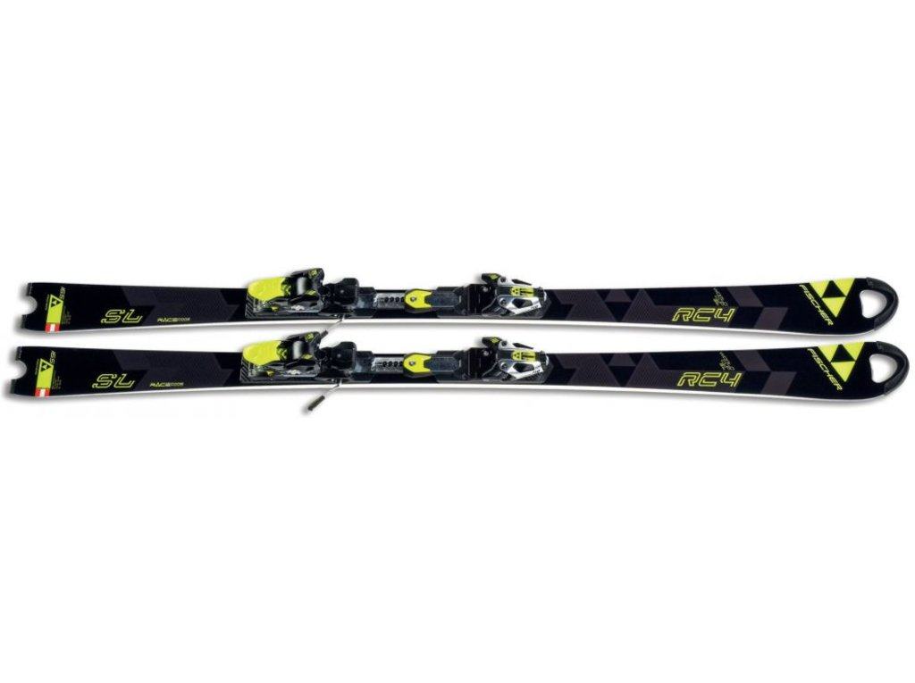 Fisher Skije RC4 WC SC CB Basse Yellow, 165 cm