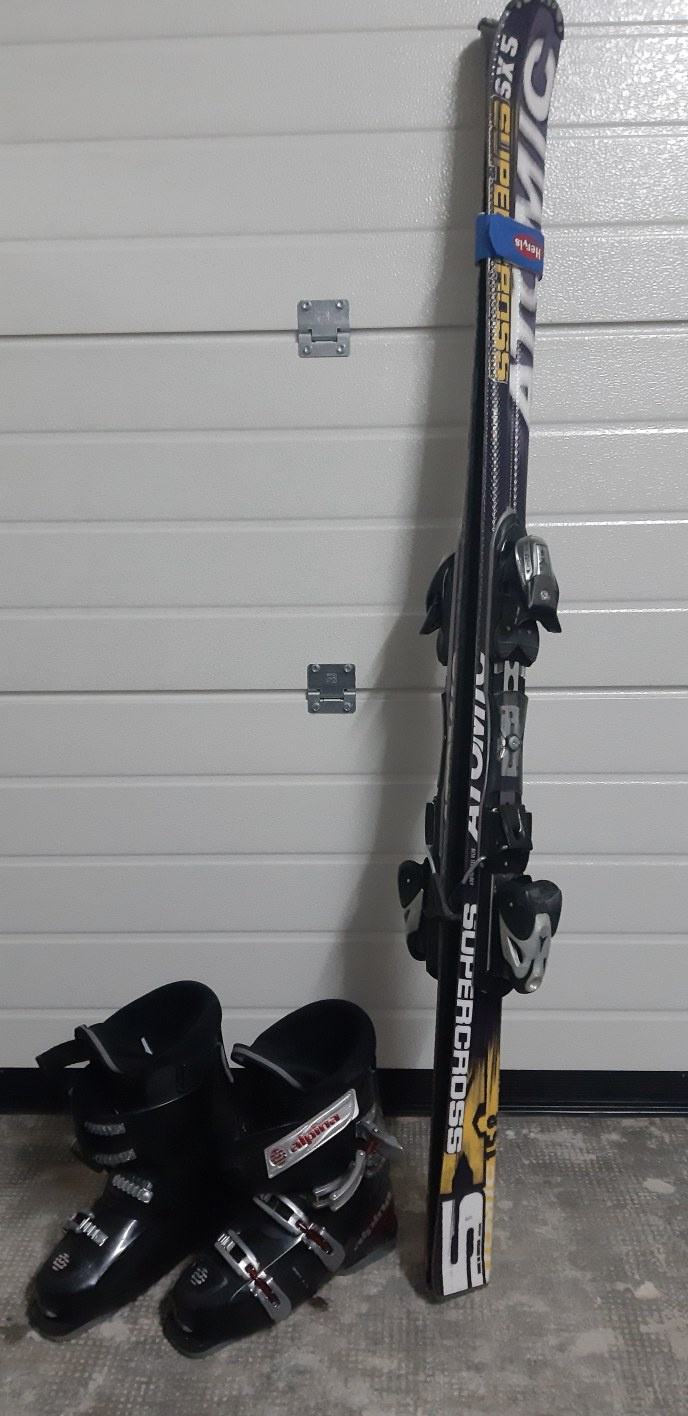 Skije atomic 160 i pancerice 43 br.