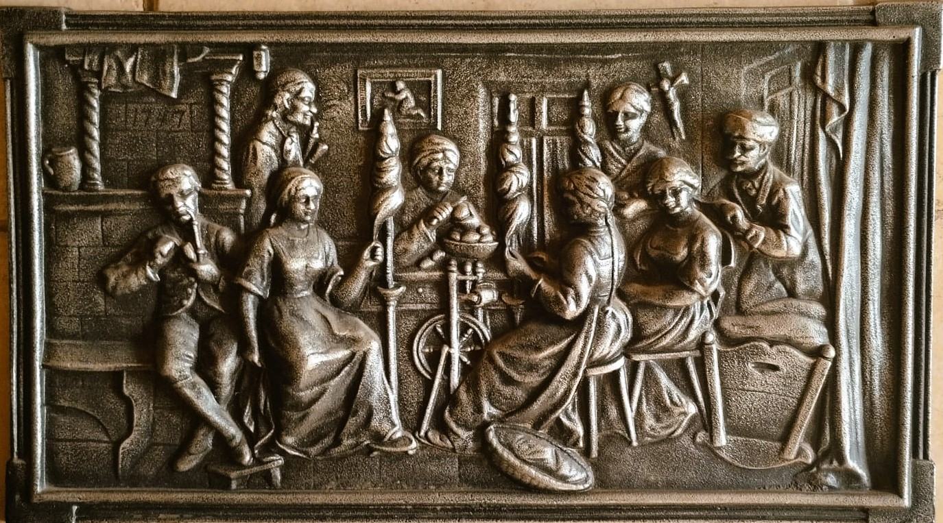 soba za predenje vune - antique reljef