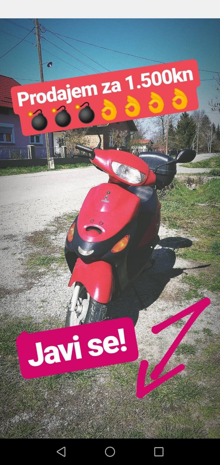 SKUTER MOPED Sanli SL 50 QT-8 50 cm3, 2009 god.