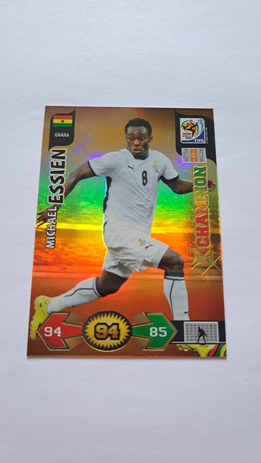 160. Kartica South Africa 2010 PANINI - CHAMPION - Michael Essien