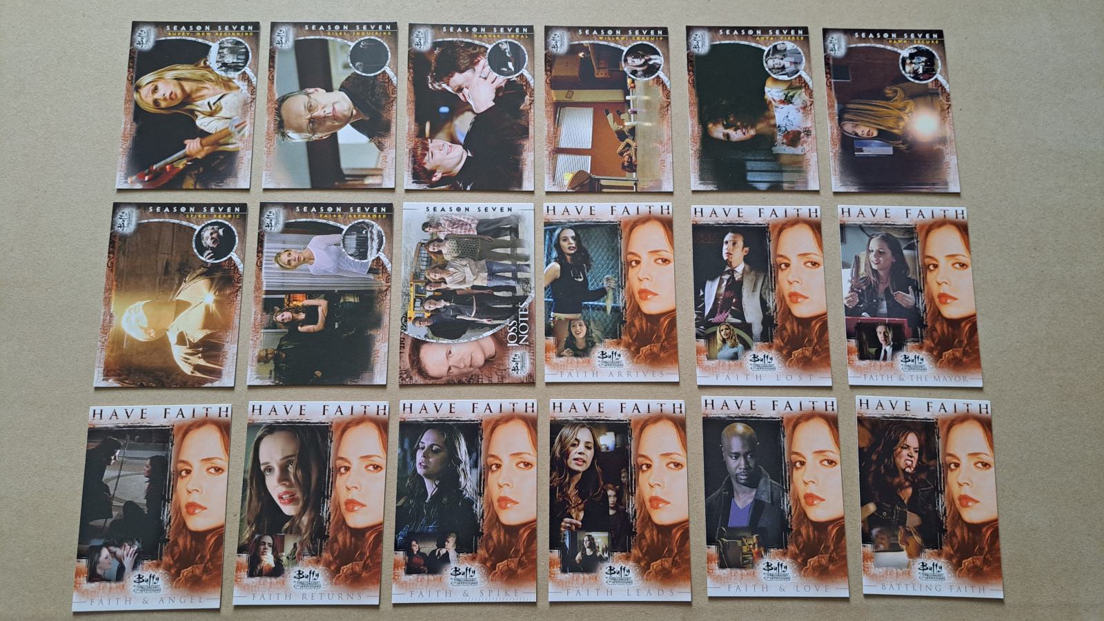 908. Buffy the vampire slayer 10th Anniversary - Premium trading cards