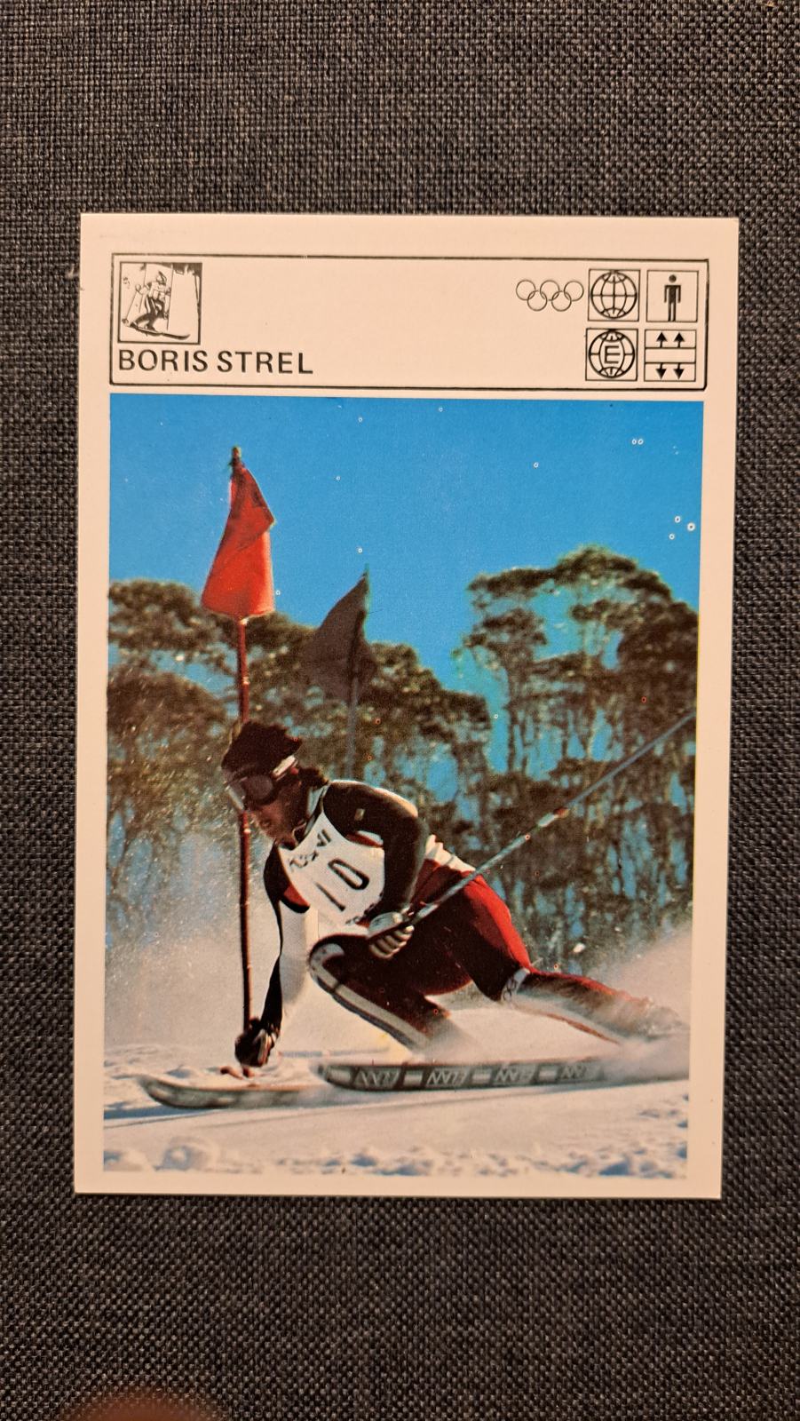 744. Kartica Svijet sporta - Boris Strel