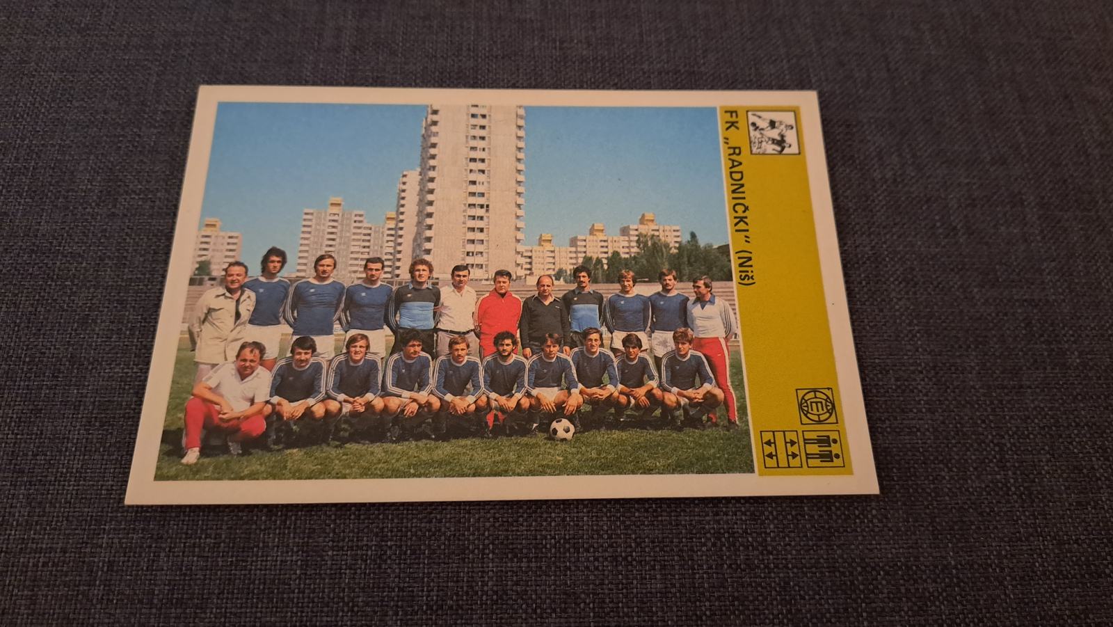 704. Kartica Svijet sporta - NK Radnički (Niš)