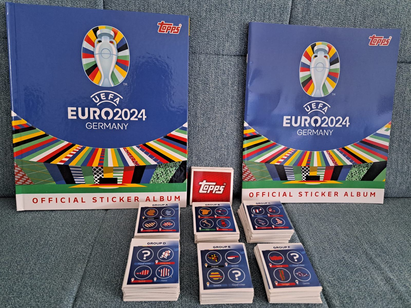 Album + komplet set sličica Topps Euro 2024