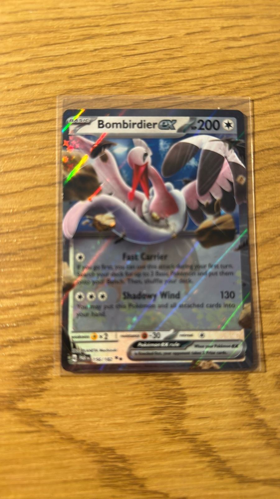 Bombirdier EX Pokemon karta