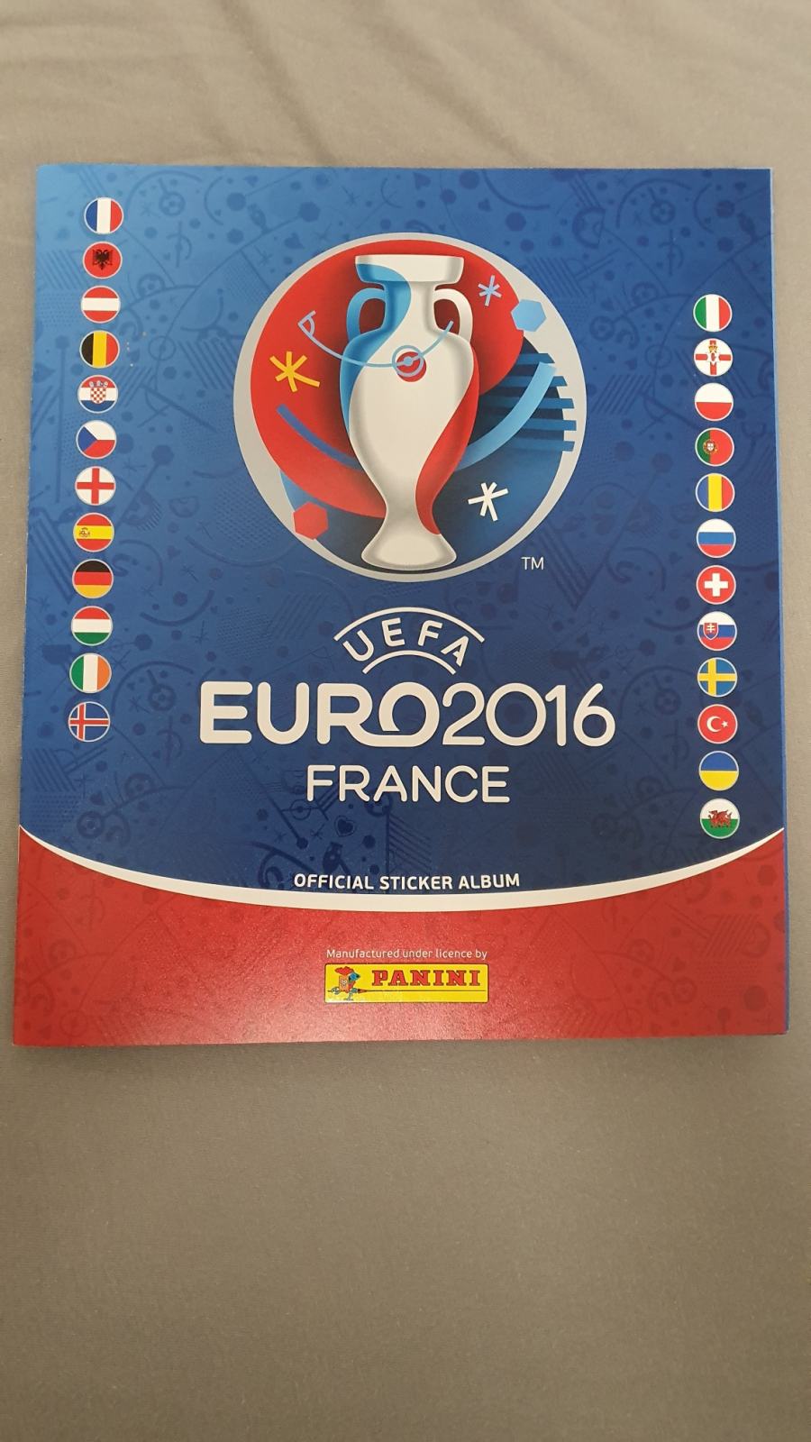 Euro 2016 UEFA Panini PUN album, jako očuvan, original