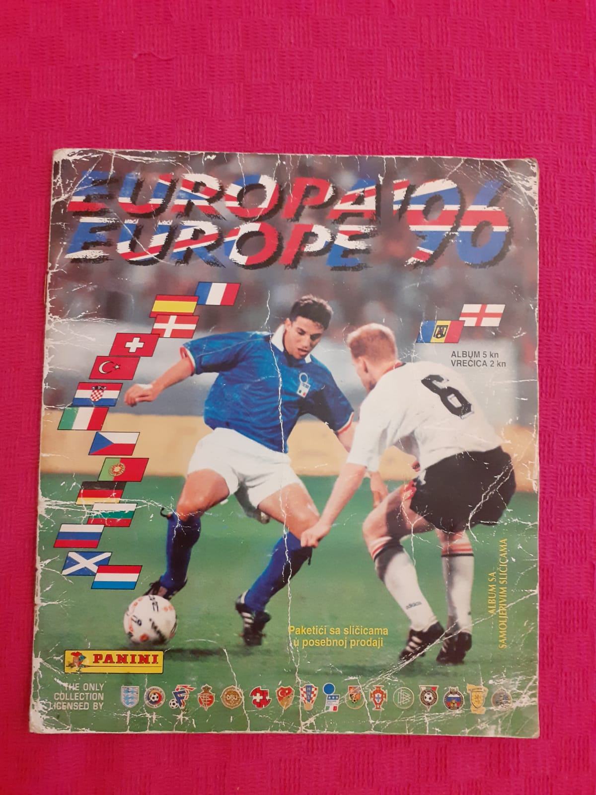 EURO 96-album sa sličicama-PANINI (kompletan)