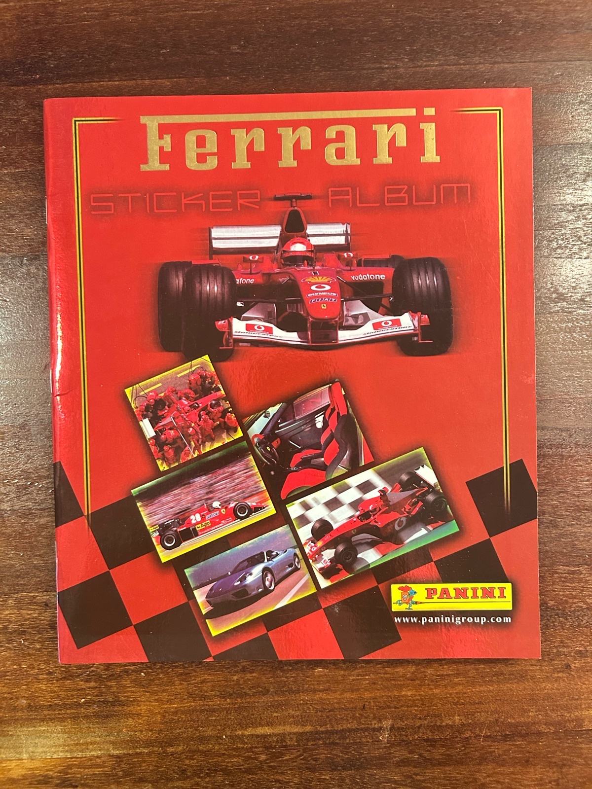 FERRARI Panini prazan album